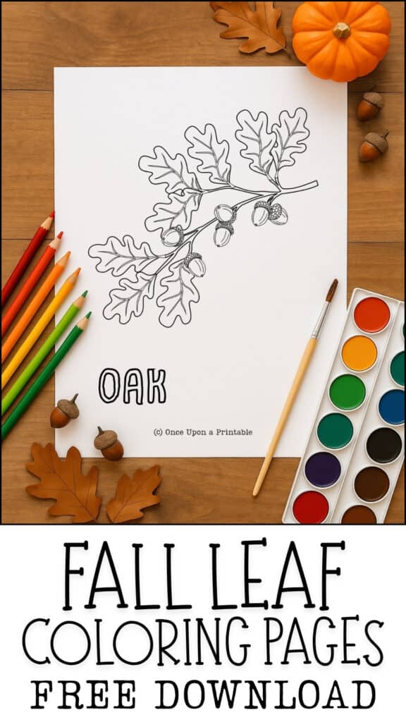 69 Fall Leaves Coloring Pages (Free Printables for All Ages) - Once ...