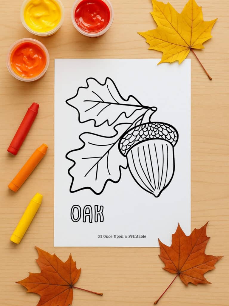 69 Fall Leaves Coloring Pages (Free Printables for All Ages) - Once ...