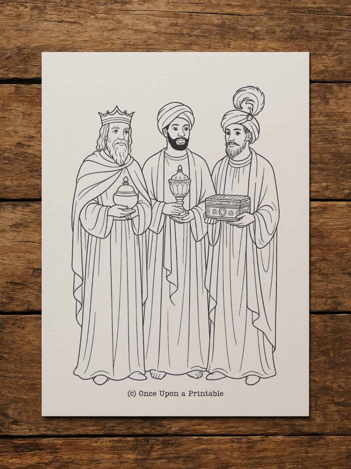 Nativity Coloring Pages (Free Printables) - Once Upon a Printable