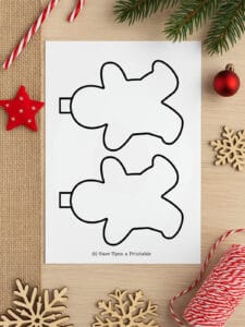 Christmas Ornament Template Printable (Free Printable) - Once Upon a ...