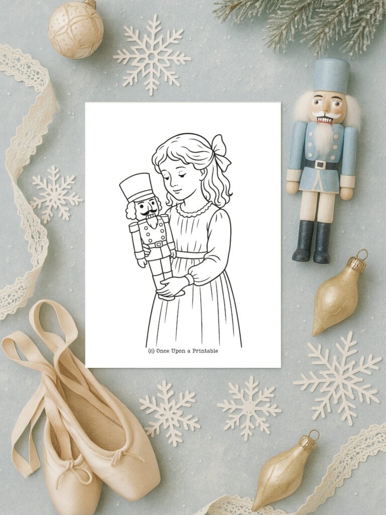 Nutcracker Coloring Pages (Free Printables) - Once Upon a Printable