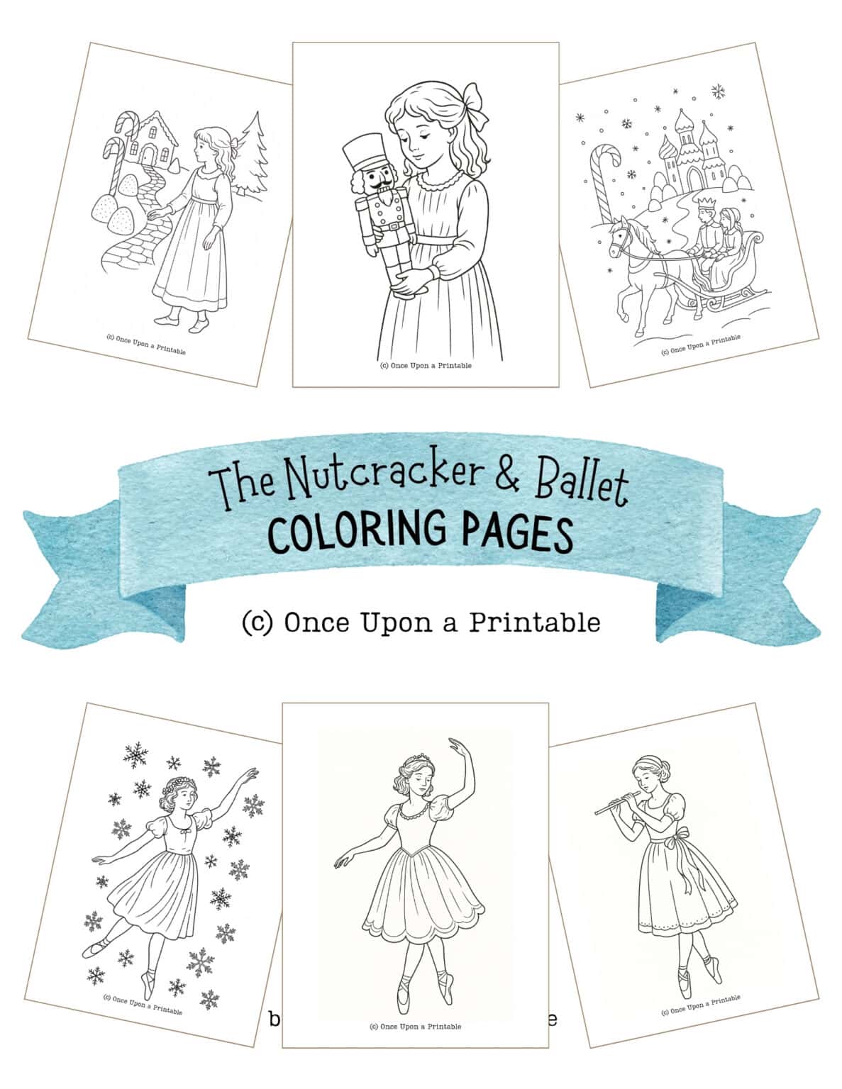 Nutcracker Coloring Pages (Free Printables) - Once Upon a Printable
