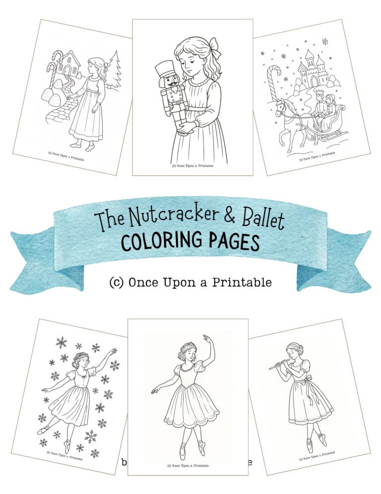 Nutcracker Coloring Pages (Free Printables) - Once Upon a Printable