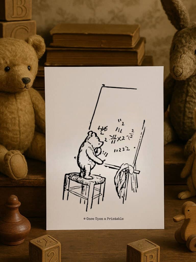 Free Classic Winnie the Pooh Coloring Pages - Once Upon a Printable