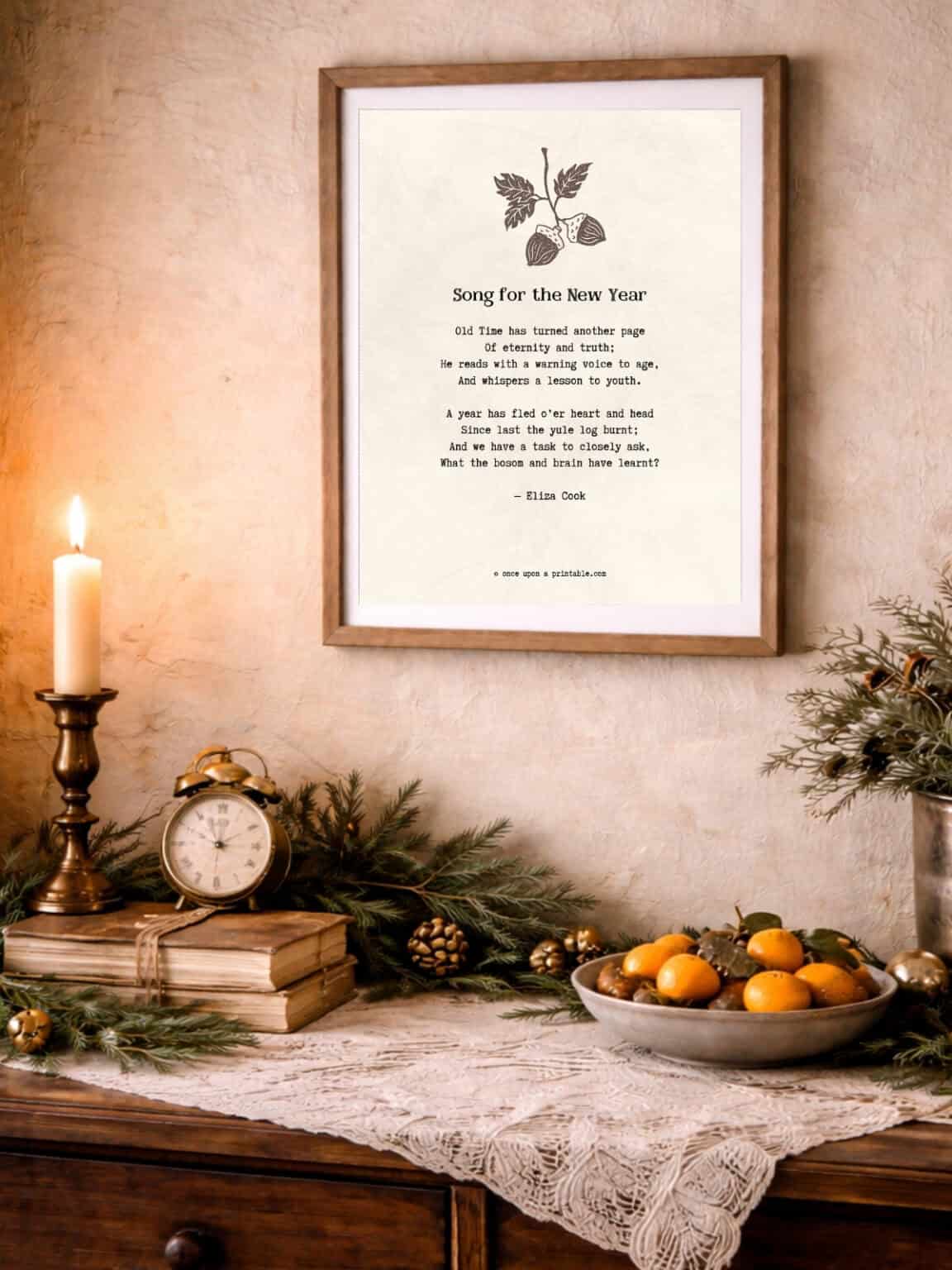 New Year's Eve Poems to Read Aloud (Free Printable) - Once Upon a Printable