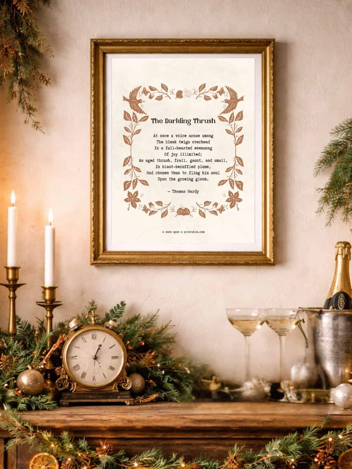 New Year's Eve Poems to Read Aloud (Free Printable) - Once Upon a Printable