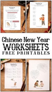 Chinese New Year Worksheets (Free Printables) - Once Upon a Printable