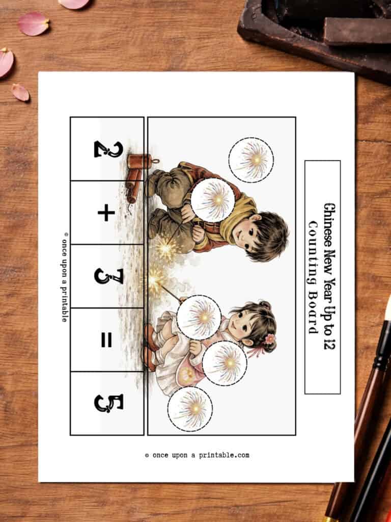 Chinese New Year Worksheets (Free Printables) - Once Upon a Printable