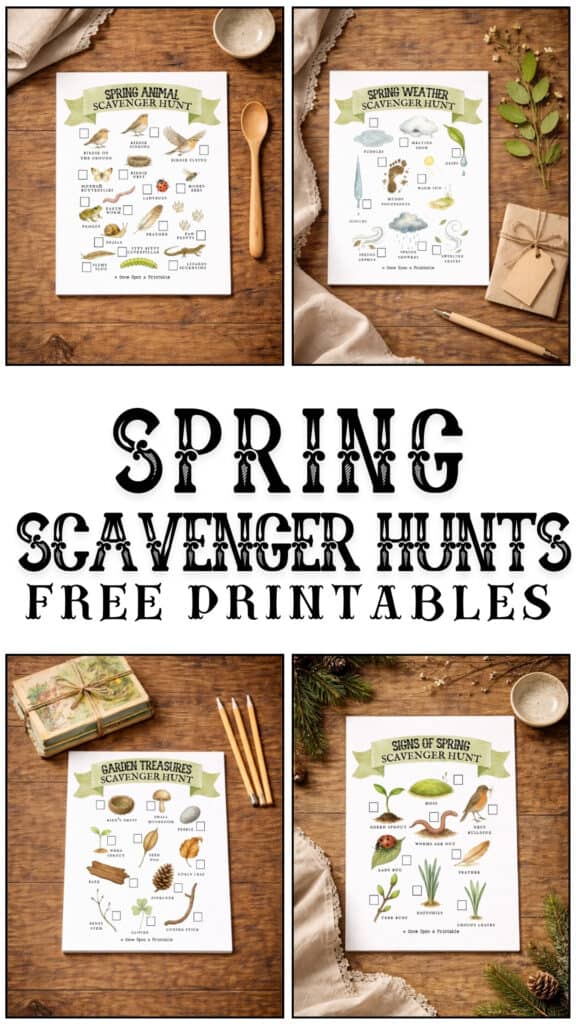 Spring Scavenger Hunt (Free Printable) - Once Upon a Printable