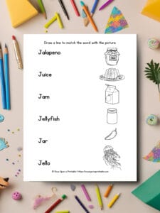 Letter J Worksheets (Free Printables) - Once Upon a Printable