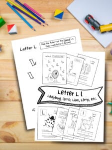 Letter L Worksheets (Free Printables) - Once Upon a Printable