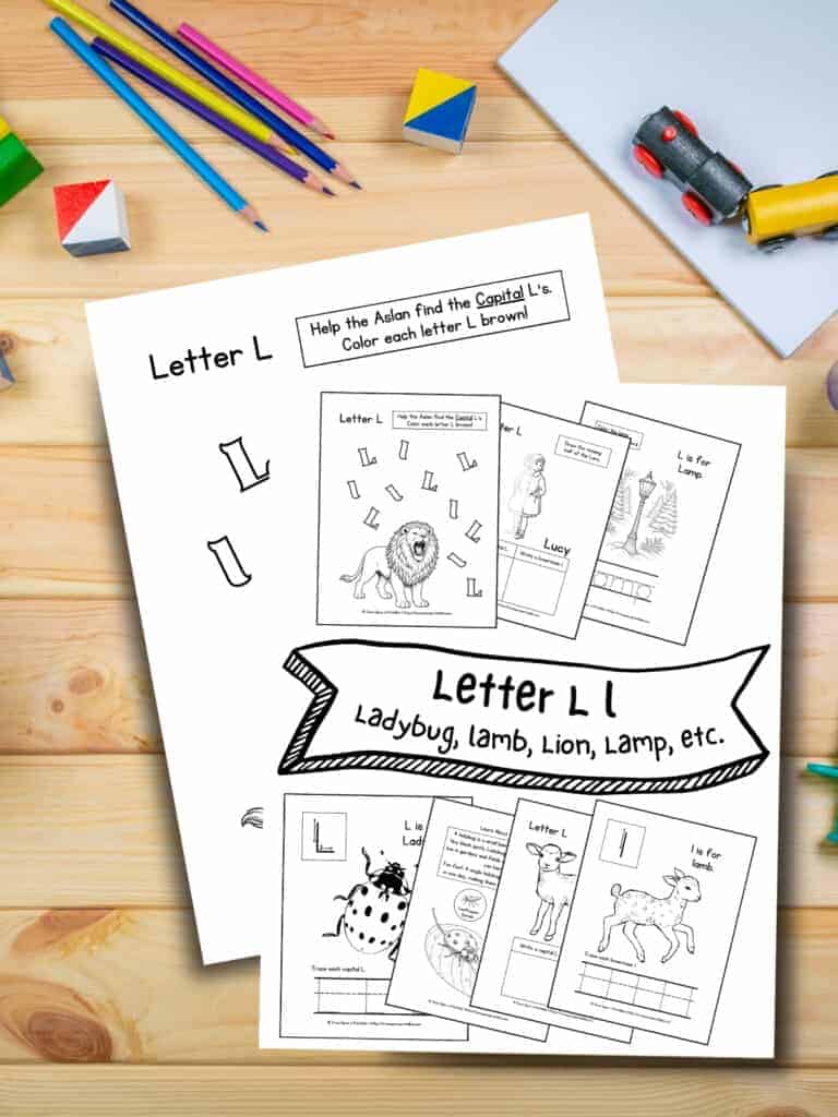 Letter L Worksheets (Free Printables) - Once Upon a Printable