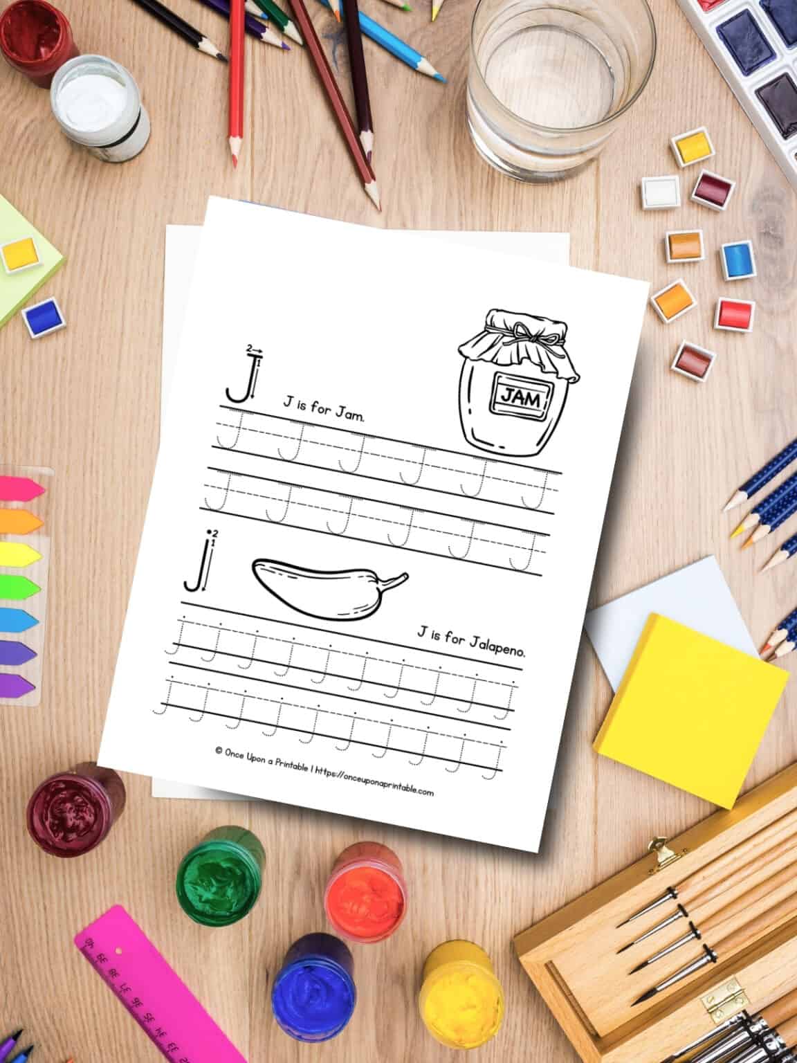 Letter J Worksheets (Free Printables) - Once Upon a Printable
