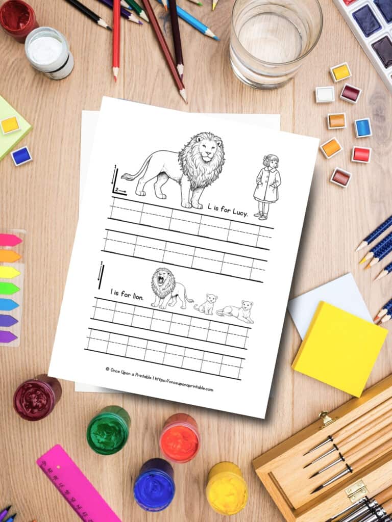 Letter L Worksheets (Free Printables) - Once Upon a Printable