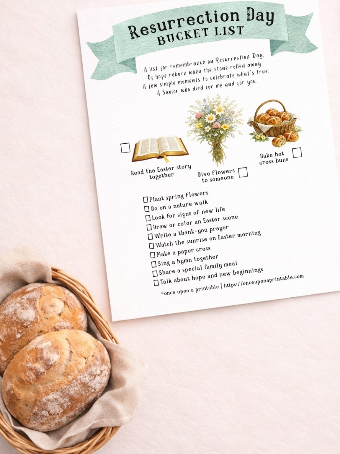 Resurrection Day Worksheets & Activities (Free Printables) - Once Upon ...