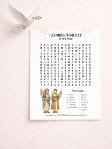 Resurrection Day Worksheets & Activities (Free Printables) - Once Upon ...