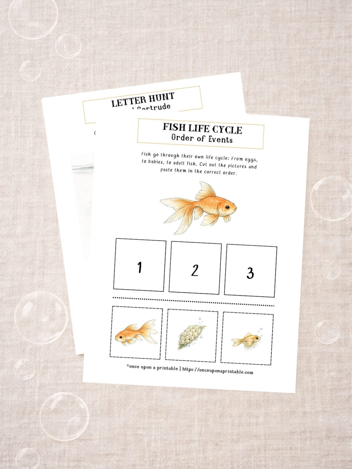 Goldfish Printables (Free + Full Unit Study) - Once Upon a Printable